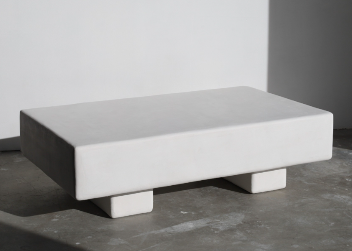 Laguna Plaster Coffee Table - Modern California Style – öken house studios